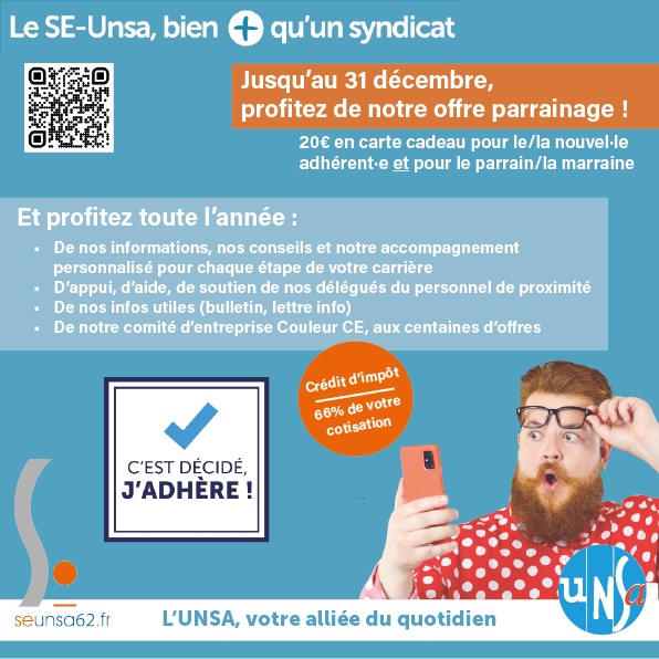 L’essentiel à savoir : SE-Unsa 62 (5) - Infos SE-Unsa Pas de Calais